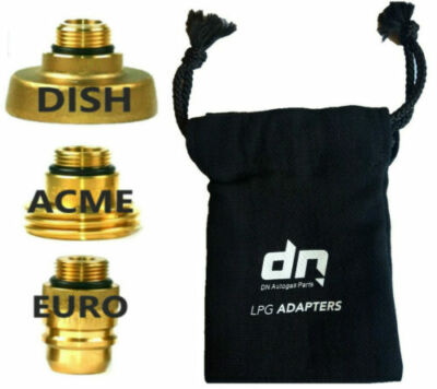 LPG Autogas Filling Adapters SET FOR ALL Europe SET OF 3 TRAVEL KIT+ ...