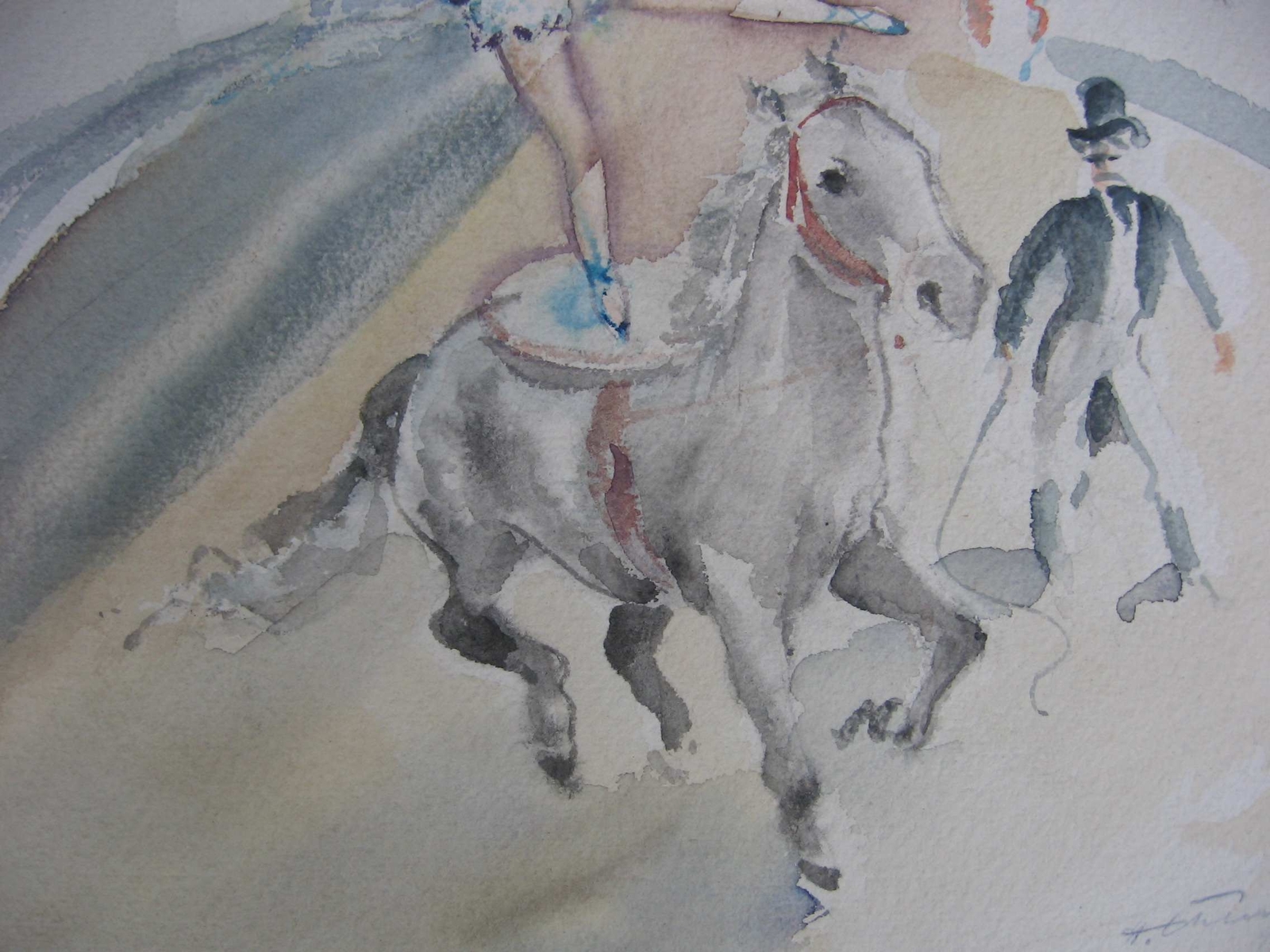 Henry Ehlers 1897-1988 ? Deutscher EXPRESSIONIST CIRCUS Pferdedressur ...