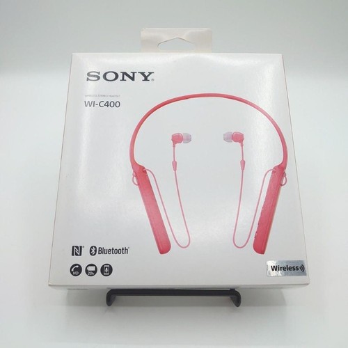 SONY WI-C400 Wireless Bluetooth Stereo In-Ear Headphones Red JPN | eBay