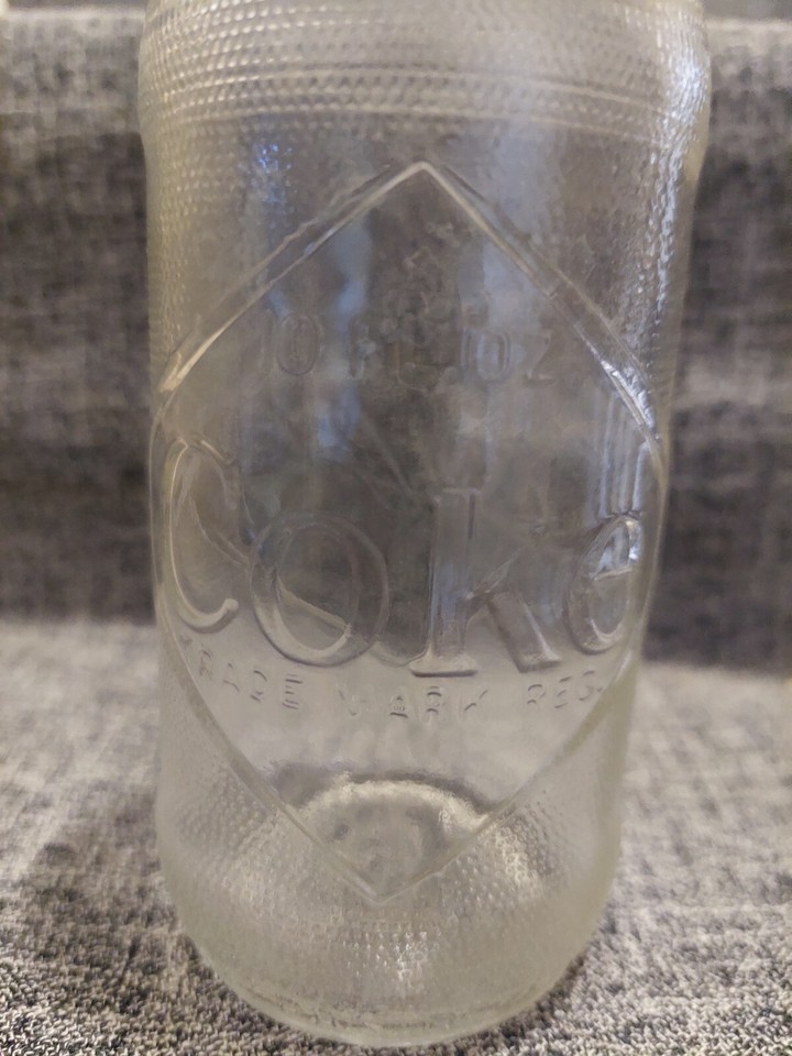 COCA COLA COKE 10 OZ "DIAMOND" BOTTLE Dual Logo, Good Cond. | eBay