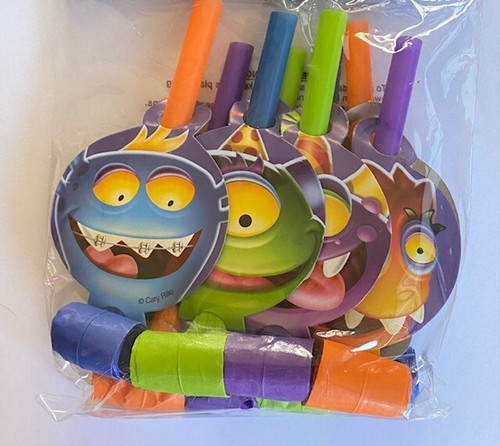Monster Mania Party Blowouts 8pk - Monster Party Supplies | eBay