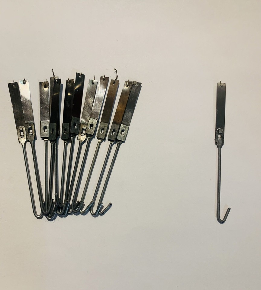 Antique Clock Parts- Pendulum Suspension Spring 3 3/16”. ( 1 ...