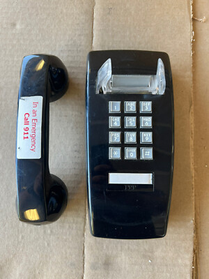 Cortelco 2554 / 255400-MBA-20M Single Line Wall Phone - Black *Tested ...