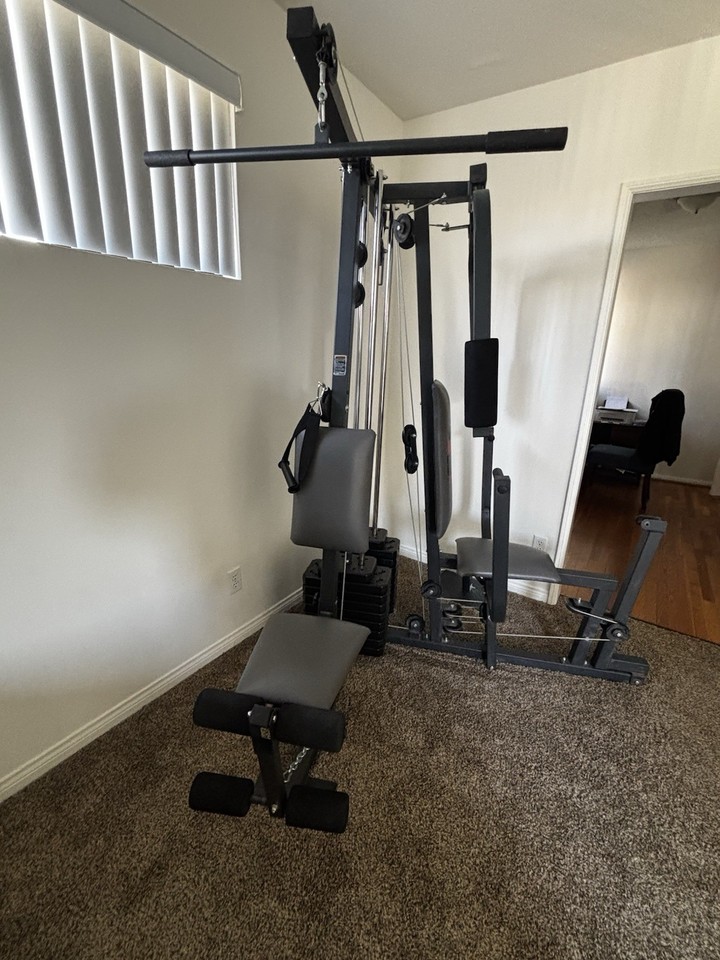 Weider 8630 Home Gym - Complete Multi-Station Workout System 150-200 ...