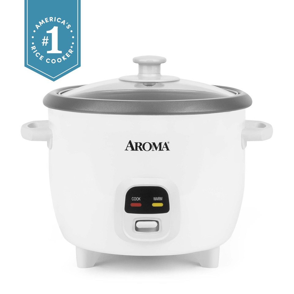 Rice Cooker, 3-Cup (Uncooked) / 6-Cup (Cooked), Small Rice Cooker ...