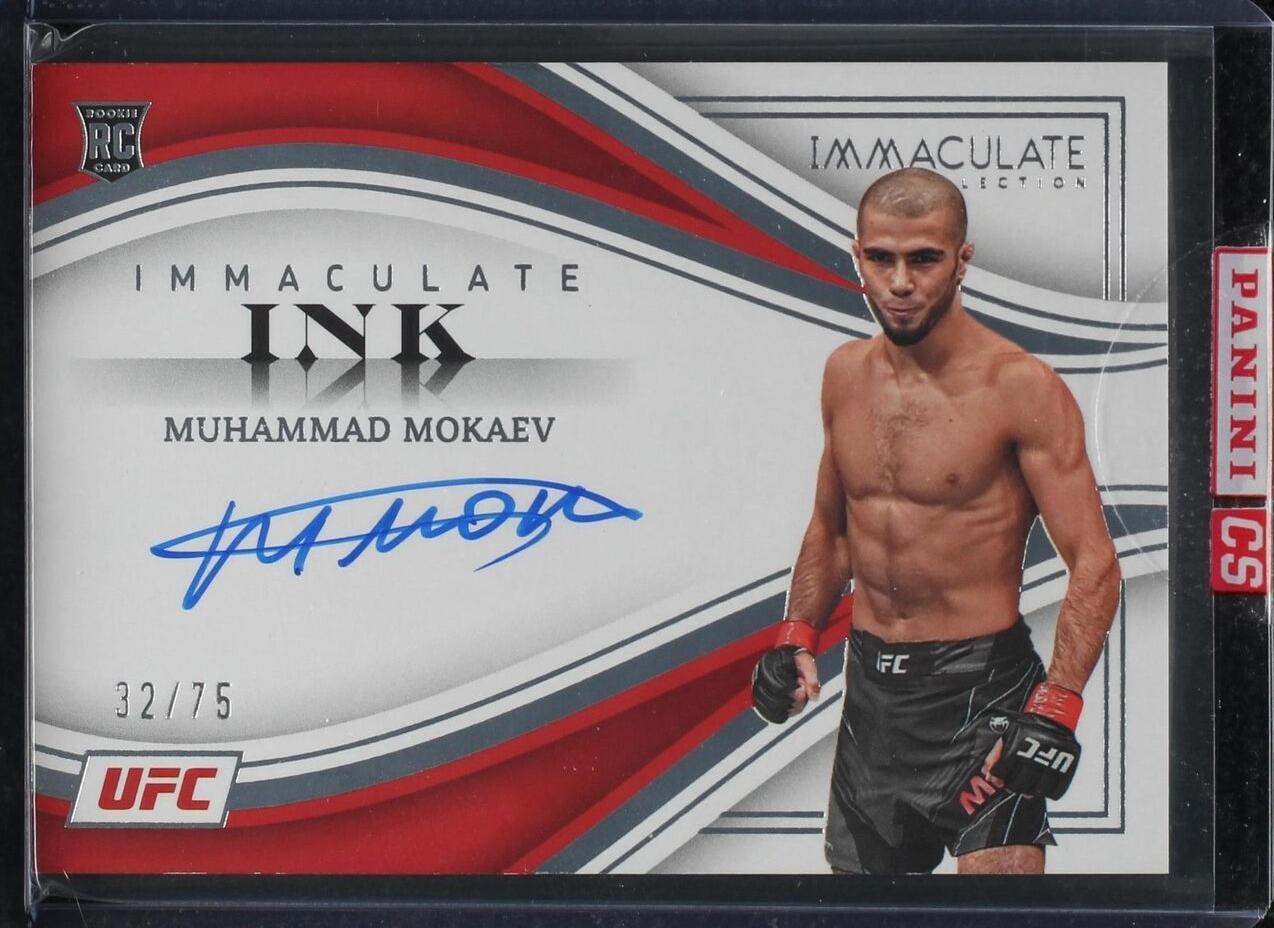 2023 Panini Immaculate Collection UFC - Immaculate Ink Muhammad Mokaev ...