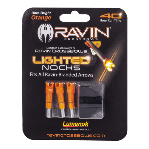 Ravin R135 Replacement Lighted Nocks with Built-in Lithium Battery (3 ...