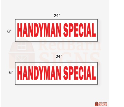 Handyman Yard Signs