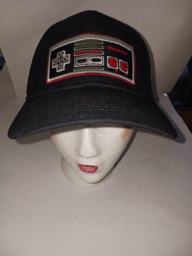 Nintendo NES Controller Snapback Adjustable Flat Bill Baseball HAT Red ...