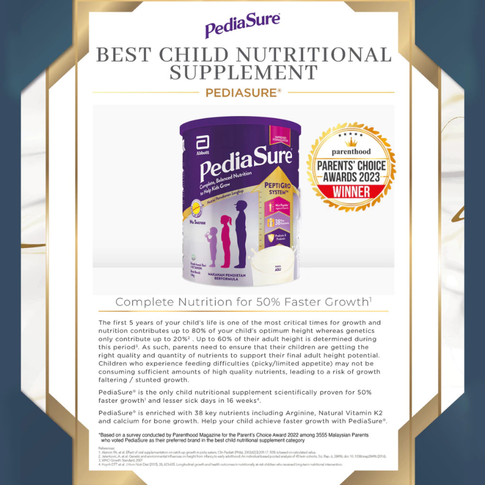 Pedia Sure Child Nutrition Supplement For Growth Vanilla Flavoured ...