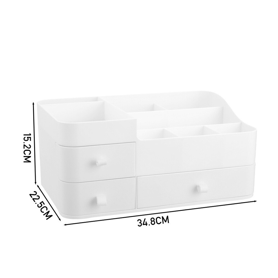 Large Plastic Beauty Box Make Up Storage Drawers Cosmetic Organizer ...