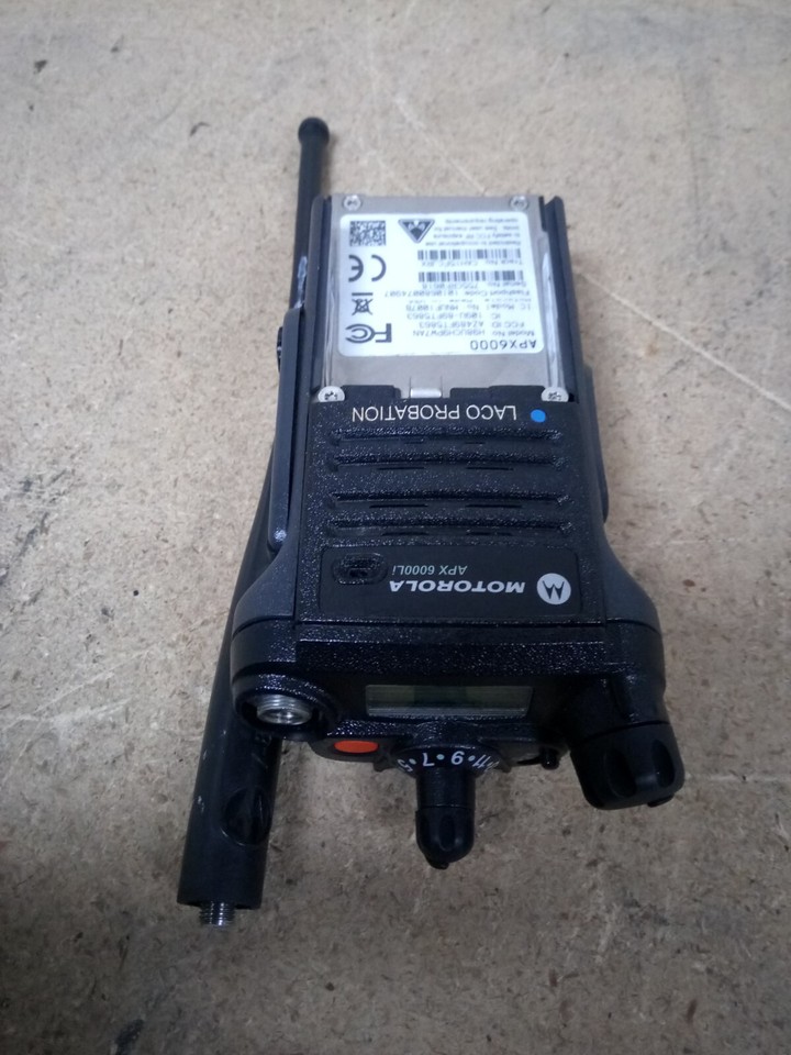 Motorola APX6000 Radios 6000Li APX6000 H98UCH9PW7AN w/Antna, No Battry ...
