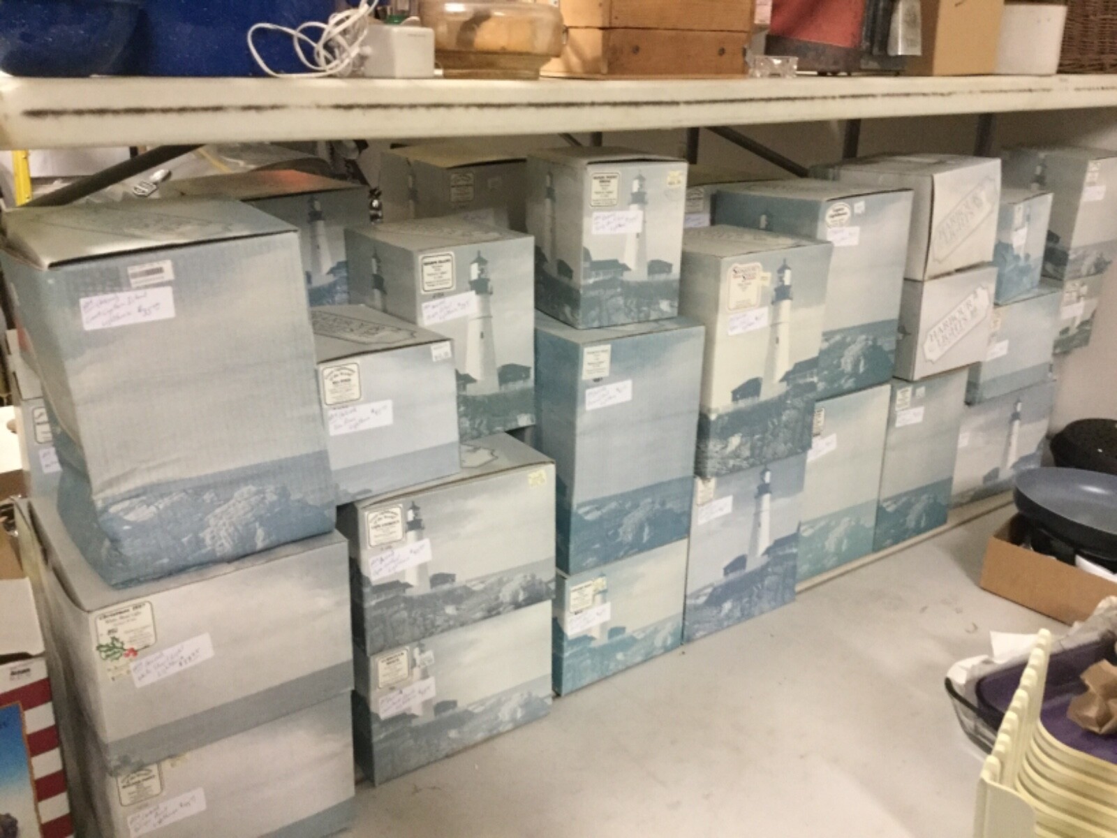 1990s HARBOUR LIGHTS LIGHTHOUSE Collection 18 Pieces w/Original Boxes ...