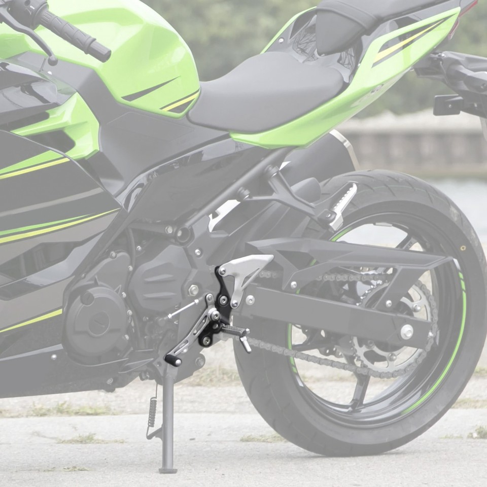 Front Driver Foot Pegs Bracket Fit For Kawasaki Ninja 400 18-2023 Z400 ...