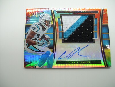 2017 Select Curtis Samuel Tye Dye 3 Color Patch #d 1/10 Washington Ohio ...