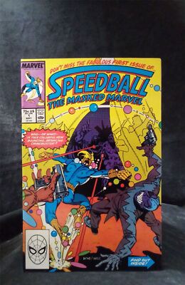 Speedball #1 1988 Marvel Comics Comic Book b&b | eBay