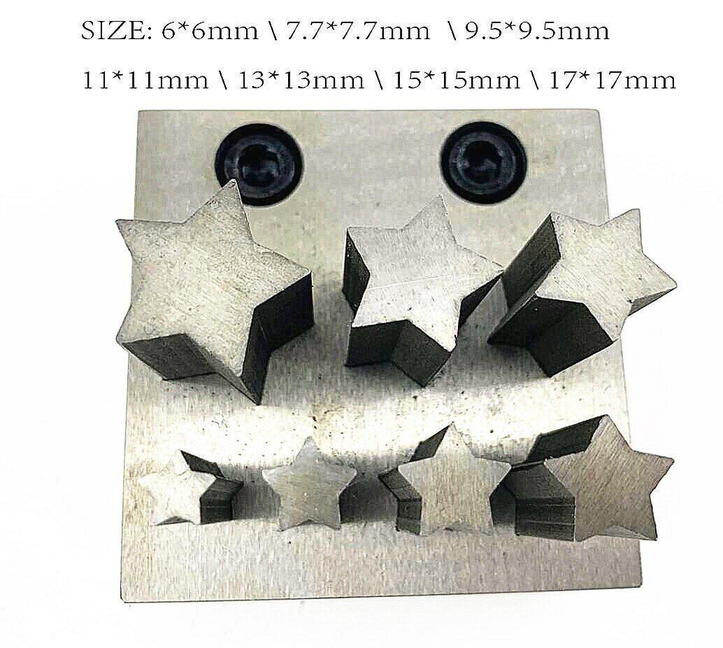 2023 Disc Cutter Punch Set 7 holes Metal mold Cutting Punching jewelry ...