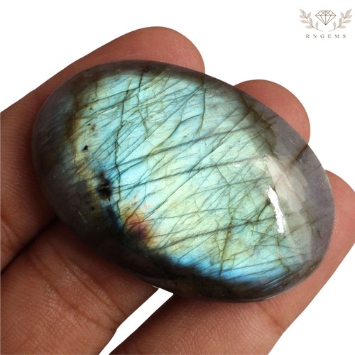 123 Cts. Blue Color Flash Labradorite Oval Shape Loose Gemstone S-4335 ...