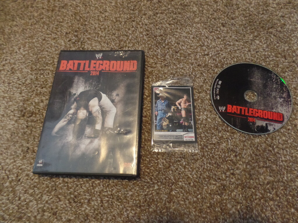 BATTLEGROUND 2014 W/CARD wwe wrestling dvd 651191953356 | eBay