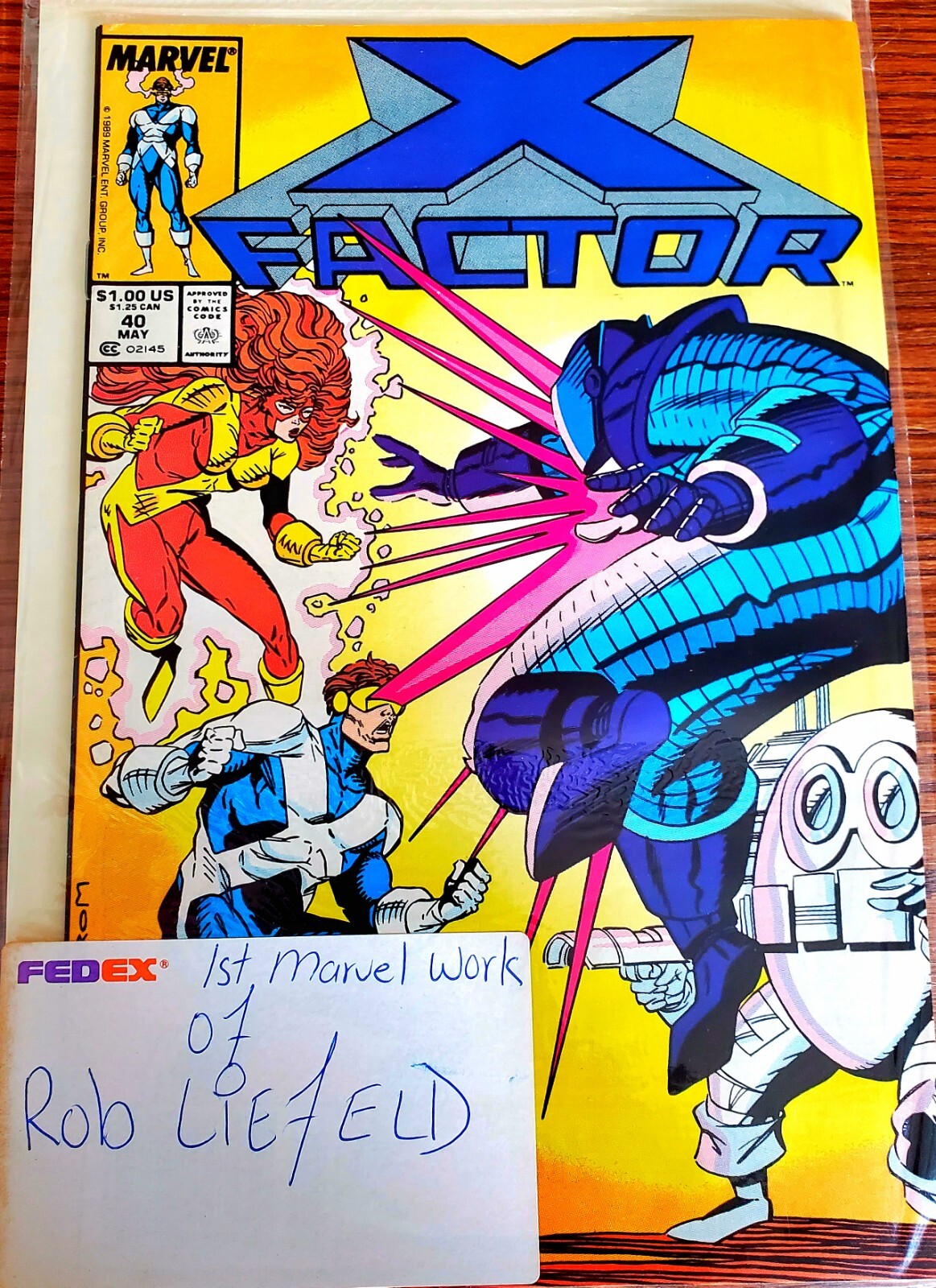 X-FACTOR #40 -- ROB LIEFELD COVER, AL MILGROM. Origin of Nanny. Marvel ...