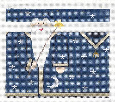 SP.ORDER ~ WIZARD Roll Up Ornament HP Needlepoint Canvas by Kathy ...