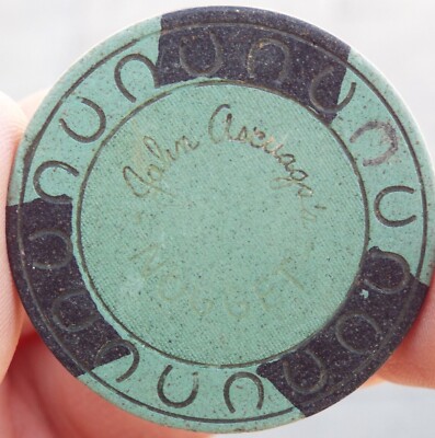 Vintage John Ascuaga's NUGGET Hotel & Casino Roulette Chip Sparks NV ...