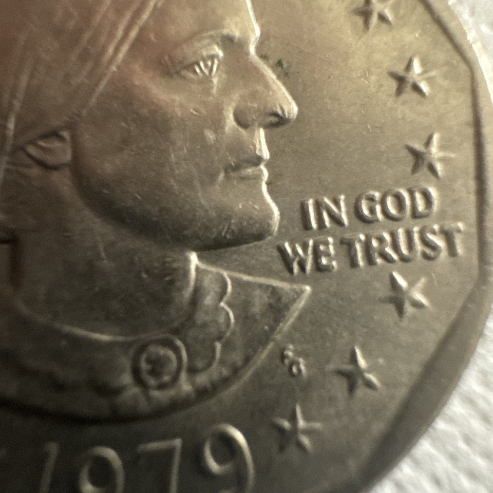 Rare 1979 Susan B. Anthony Liberty “D” FG - Frank Gasparro ONE DOLLAR U ...