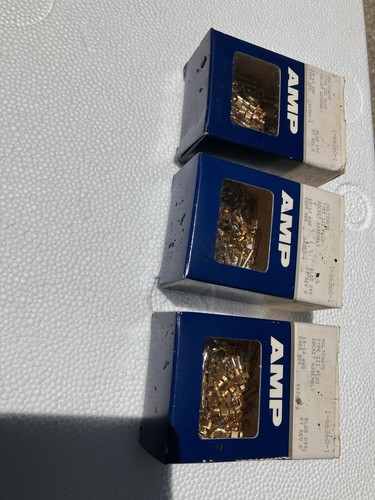 Lot of 300 Multimate AMP 1-66360-1 Type III+ Socket Contact Gold 18-14 ...