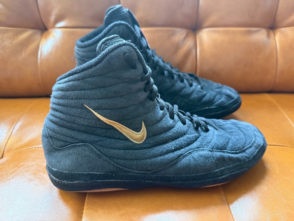 OG Nike Inflict Black and Gold - Rare Wrestling Shoes Size 10 | eBay