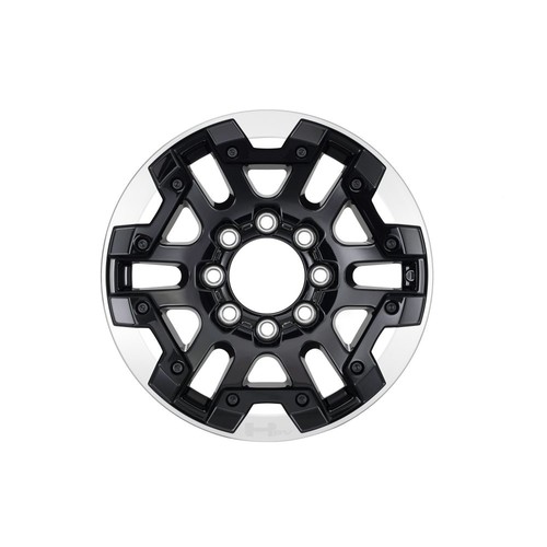 New OEM GM 18x9 Black & Machined Aluminum Wheel '22-'24 Hummer EV ...