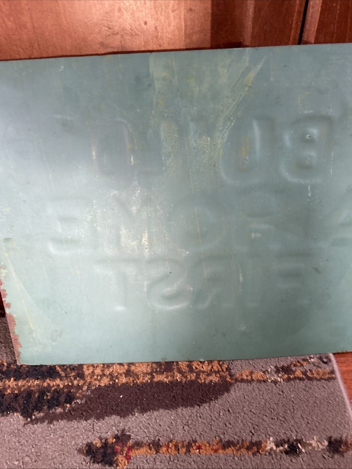 VINTAGE METAL RAISED LETTER “BUILD A HOME FIRST” UNIQUE SIGN 14” X18 ...