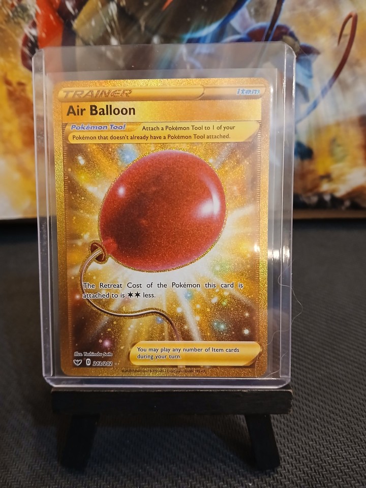 Secret Rare Air Balloon 213/202 Sword & Shield Base Set (Pokémon TCG ...