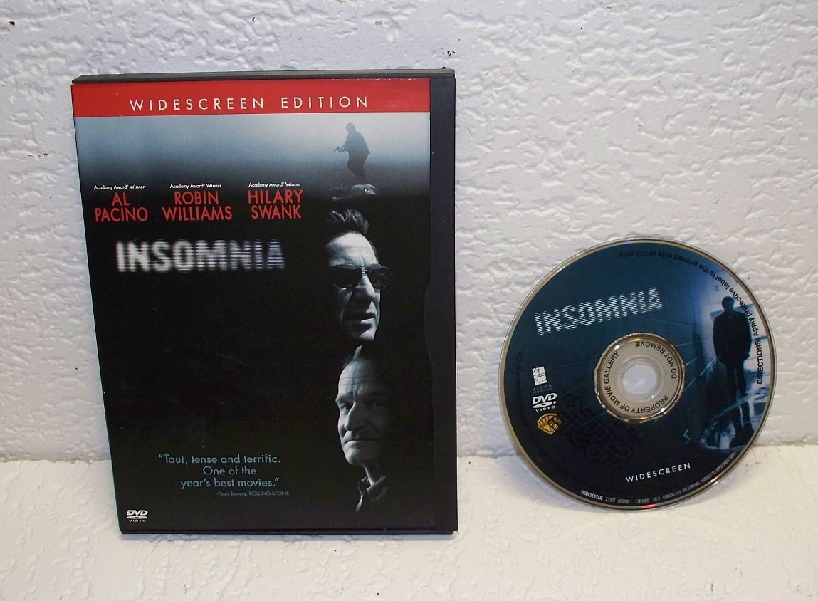 Insomnia DVD Robin Williams Al Pacino | eBay