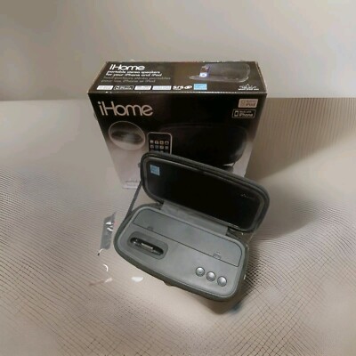 iHome ip37 iPod Portable Travel Dock Speaker With Box No Charger | eBay