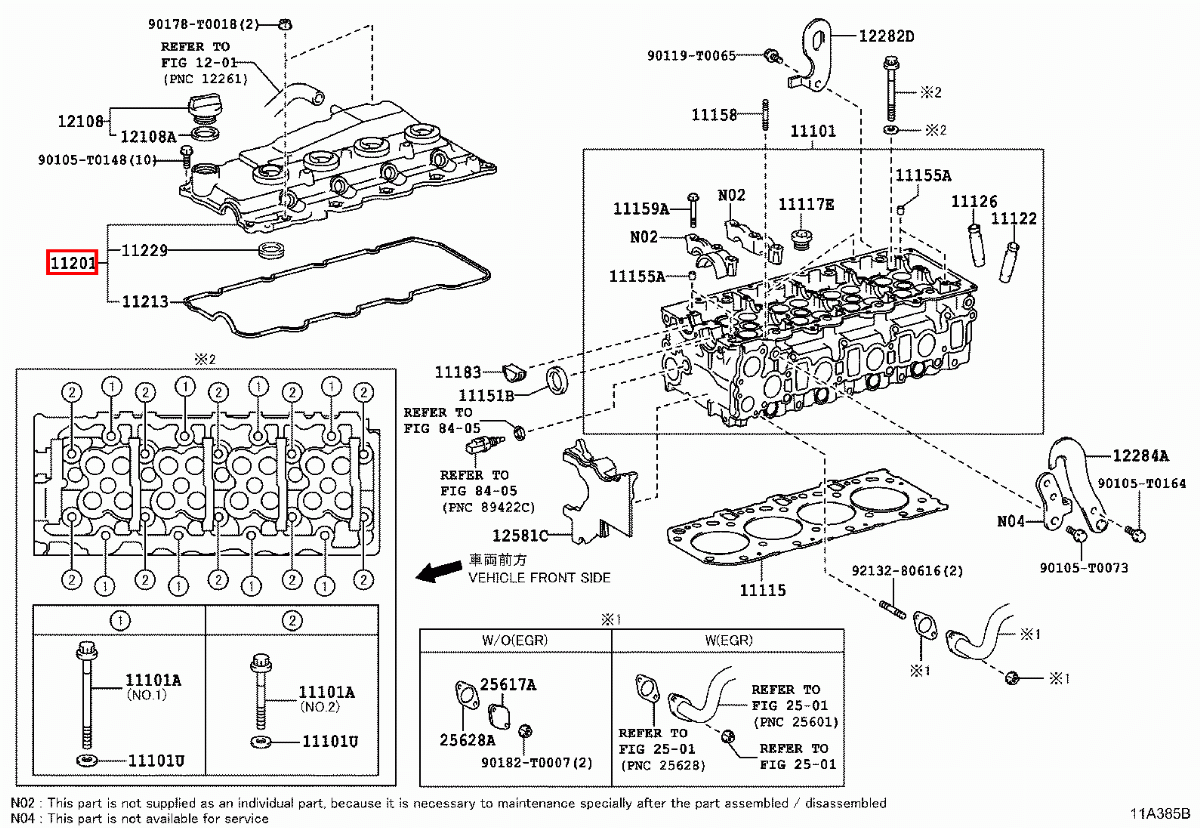 Genuine Hilux KUN125 KUN122 KUN112 2KD Cylinder Head Cover With Gasket ...