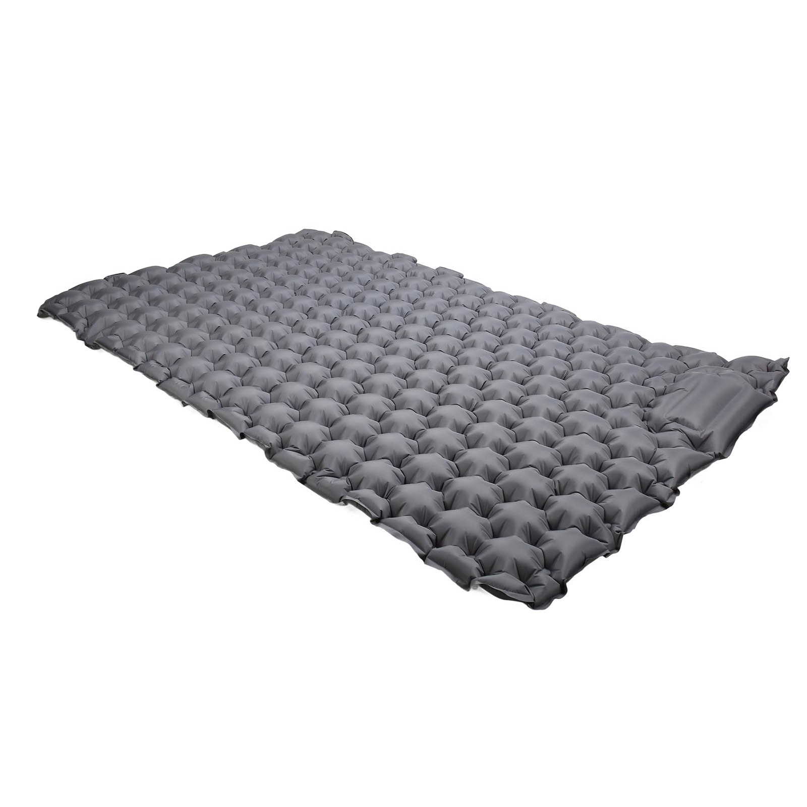 Camping Sleeping Pad Gray 60s Foot Press Inflating Nylon Camping ...
