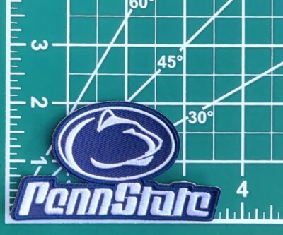 Penn State Nittany Lions 3.5" Iron On Embroidered Patch ~Free Tracking ...