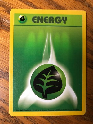 Pokémon TCG Grass Energy Base Set 99/102 Regular Unlimited Common | eBay
