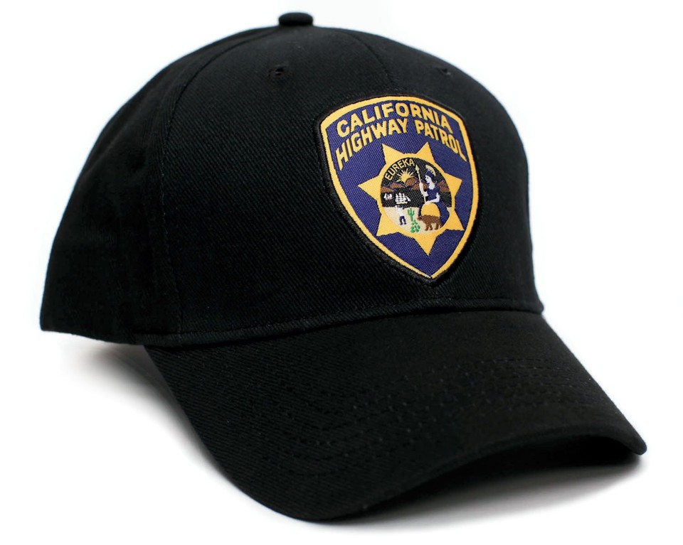 California Highway Patrol Eureka Badge CHP Hat Applique Adult Multi ...