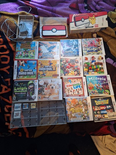 RARE Nintendo 2DS XL Pokémon Poke Ball With Box Edition Console US & 18 ...