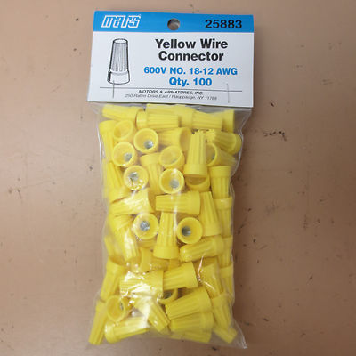 Wire Nuts - Yellow Wire Nut