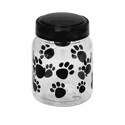 Snapware Pet Canister Small Black Paw for sale online | eBay