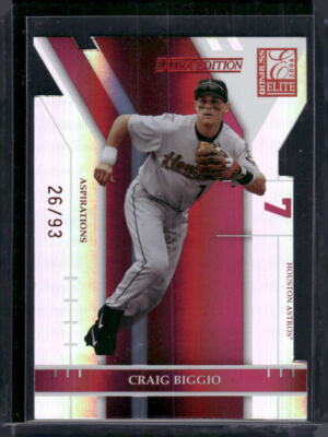 2004 Donruss Elite #105 Craig Biggio Aspirations #/93 | eBay