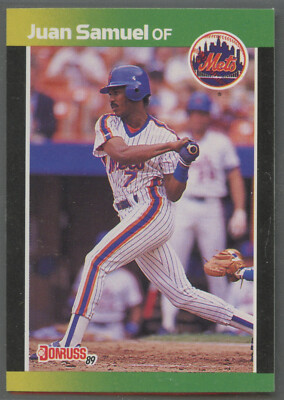 1989 Donruss Baseball's Best #238 Juan Samuel New York Mets | eBay