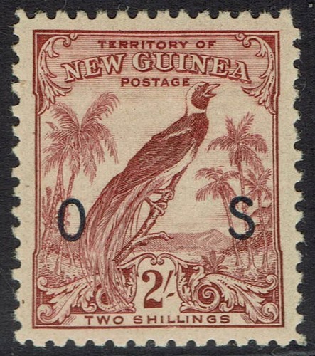 NEW GUINEA 1932 UNDATED BIRD OS 2/- MNH ** | eBay