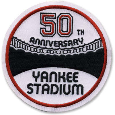 1973 New York Yankees Stadium 50th Anniversary Jersey Sleeve Logo MLB ...