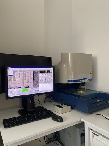 MITUTOYO QS200Z QUICK SCOPE NON-CONTACT VISION MEASURING MACHINE AND ...