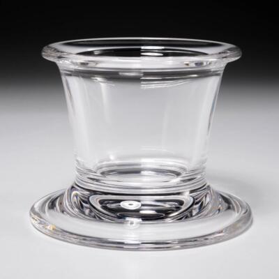 Tiffany & Co Clear Glass Votive Flared Cylindrical Candle Holder 3.25"h ...
