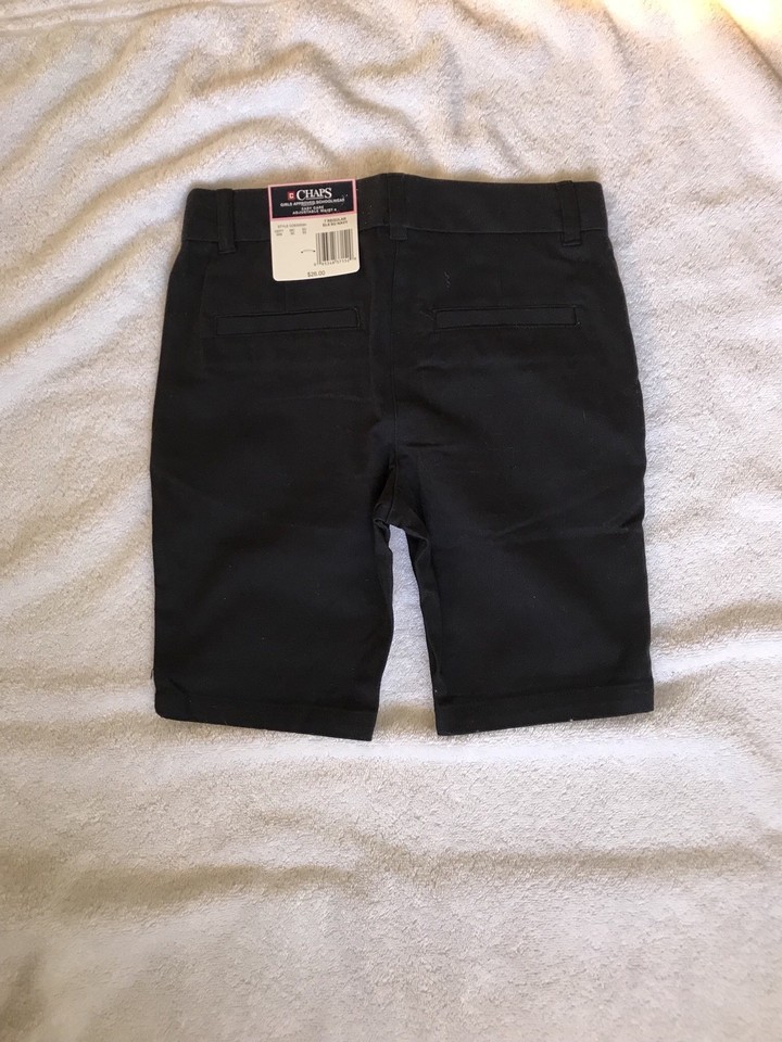 Girls School Uniform champs Adj Waist Short Navy blue Size 7 Regular | eBay