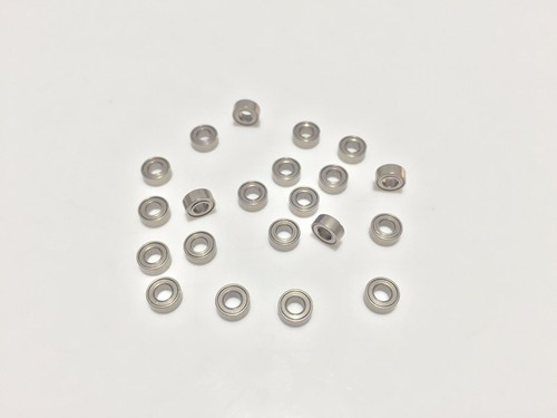 100pcs MR52ZZ MR52 2Z 2x5x2.5mm Metal Shielded Ball Bearing Miniature ...